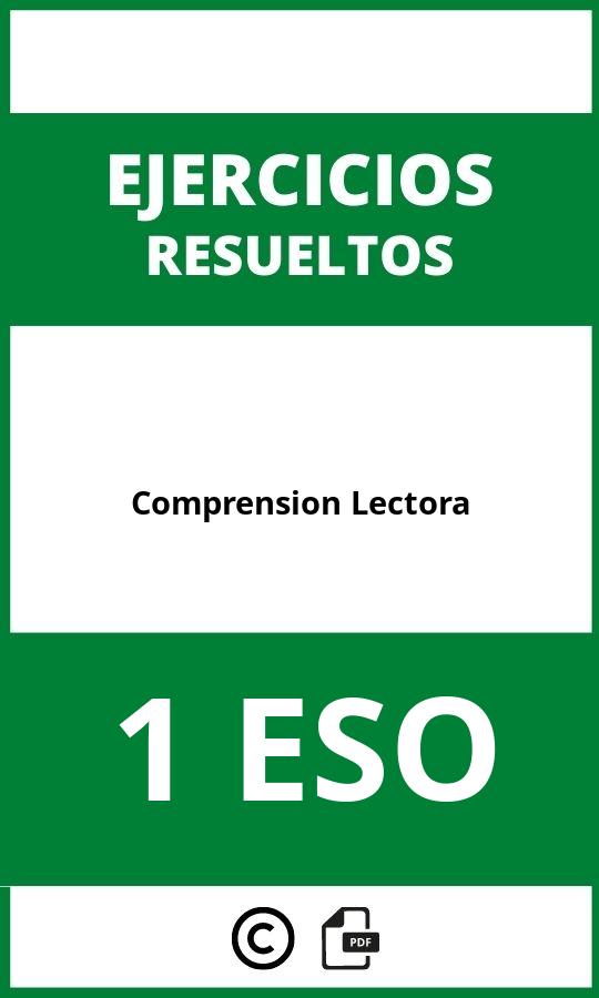 Ejercicios Comprension Lectora 1 ESO PDF 2026